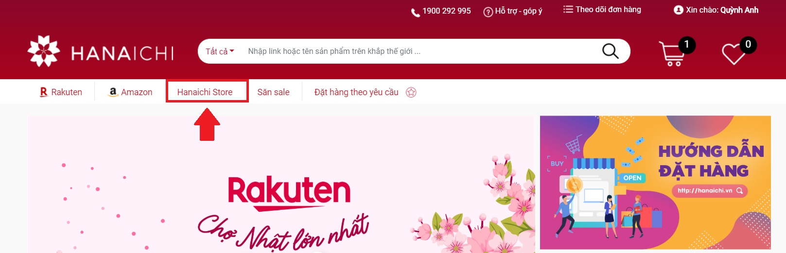 Hướng dẫn mua hàng có sẵn tại Hanaichi Store - Hanaichi Store